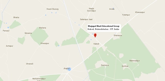 Reach Us – BHAJANPAL BHATI EDUCATIONAL GROUP